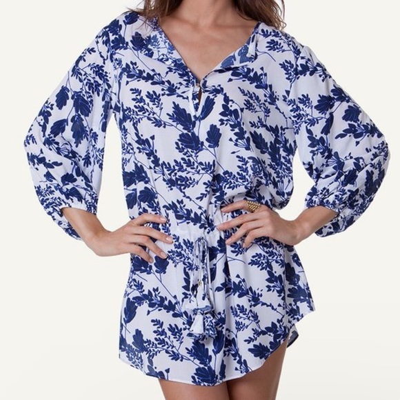 Vix | Swim | Vix Paula Hermanny Amy Caftan Swim Coverup In Marin | Poshmark